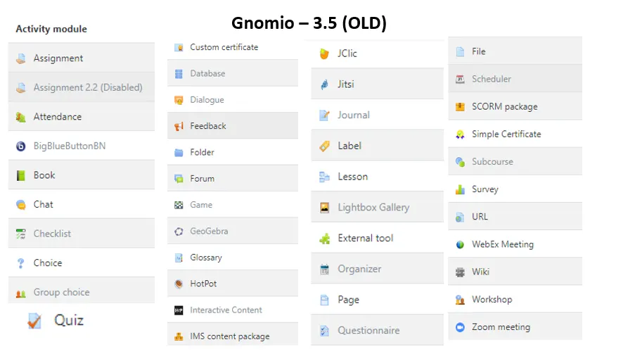 Gnomio Moves to Moodle 3.9 With Less Features - EklavyaParv